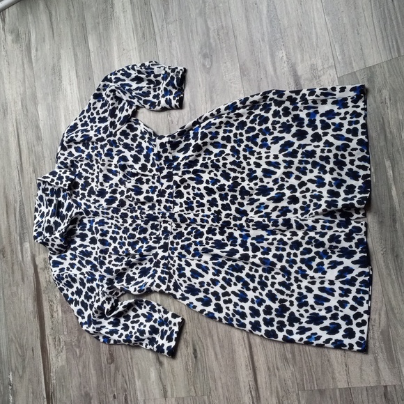 Metaphor | Dresses | Metaphor Lepard Animal Print Cocktail Midi Dress ...